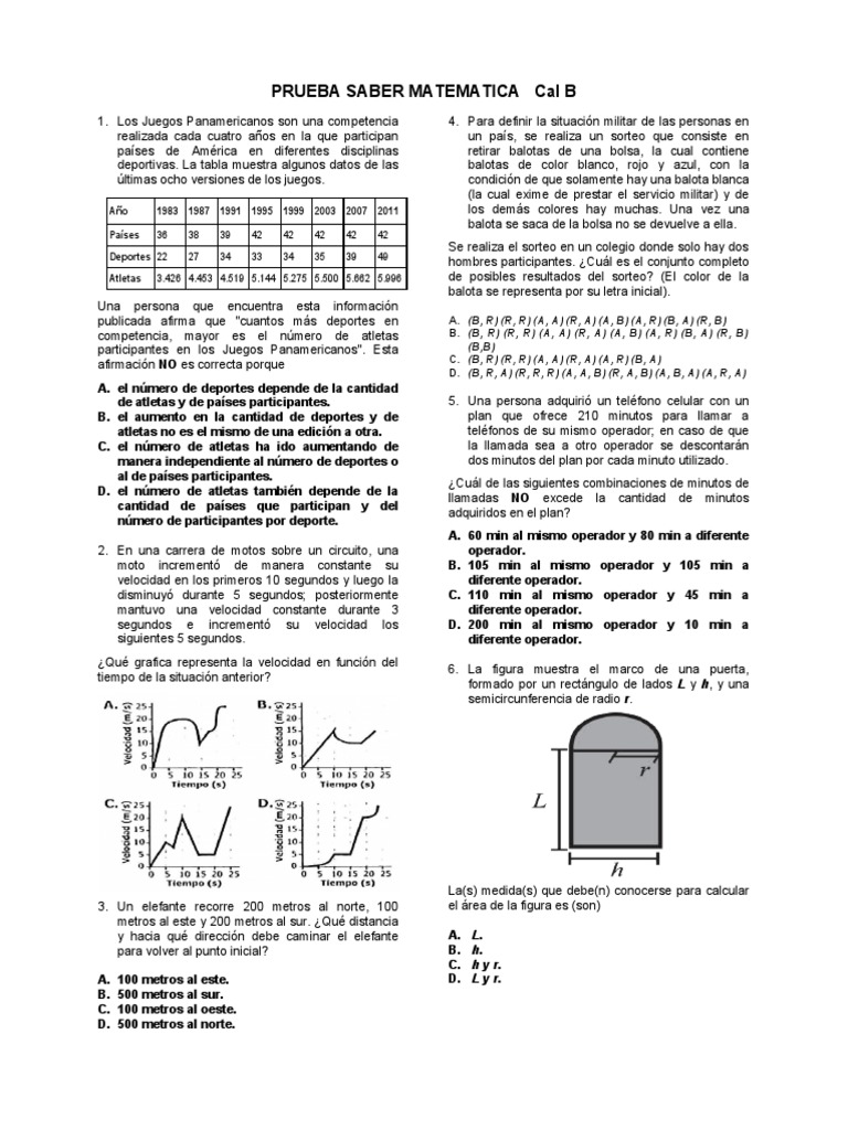 1º. Taller Icfes 2019 | PDF