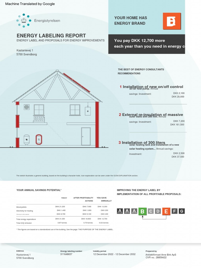 Energimærke | PDF | Building Insulation | Window