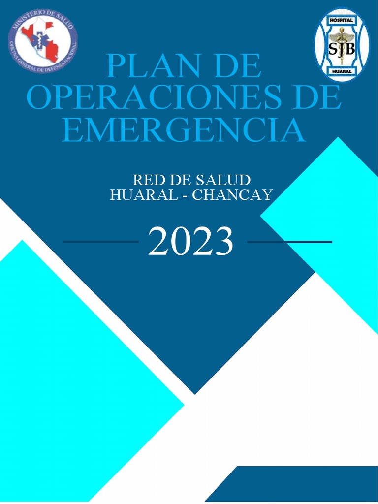 Plan de Operaciones de Emergencia 2022 | PDF | Riesgo | Defensa Civil