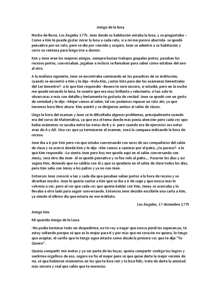 Amigo de La Luna | PDF