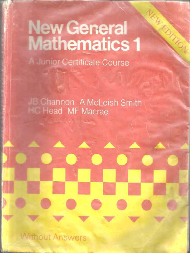New General Mathematics 1 | PDF | Teaching Methods & Materials