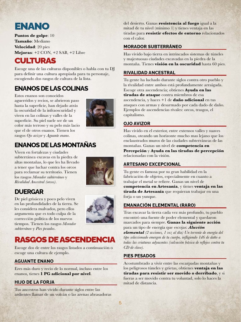 Pathfinder 2 LIte - Enano | PDF