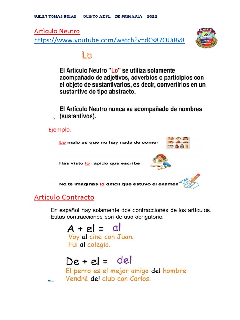 #Articulo Neutro-Contracto | PDF