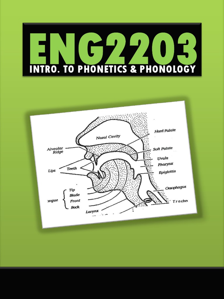 ENG2203 - Introduction To Phonetics and Phonology | PDF | Phonetics ...