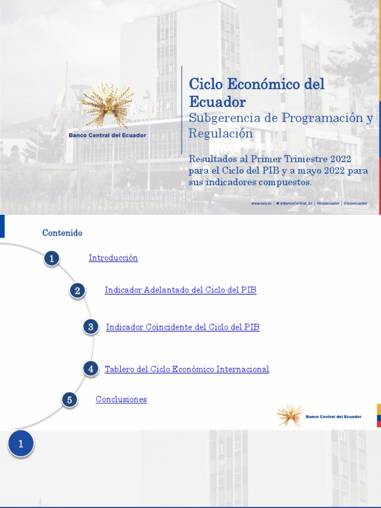 Ciclos Economicos Del Ecuador | PDF | Ecuador | Producto Interno Bruto