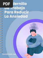 19.cuadernillo para Trabajar La Ansiedad en Adolescentes y Niños | PDF ...