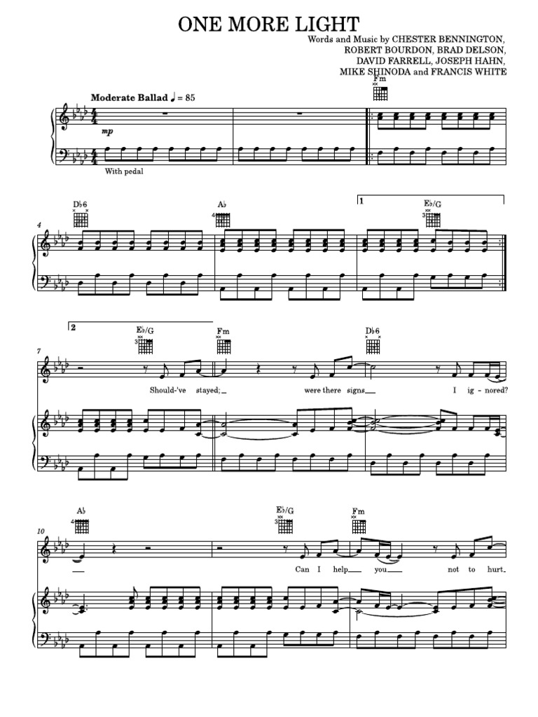 One More Light - Linkin Park | PDF
