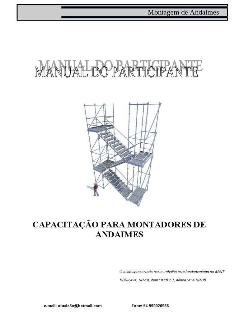 Apostila Montagem de Andaimes | PDF