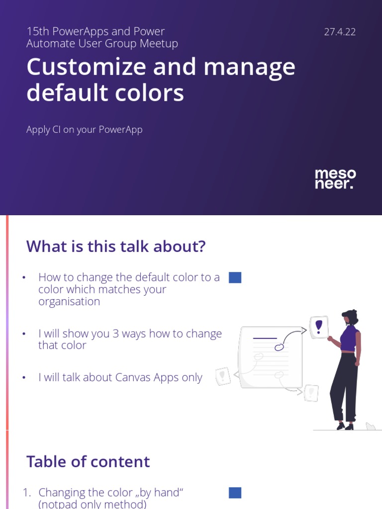 PowerApps Color Customization Guide | PDF | System Software | Software ...