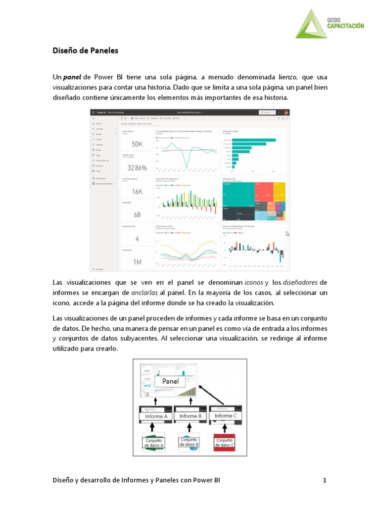 Paneles Power Bi | PDF | Informática | Software