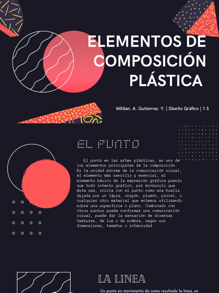 ELEMENTOS DE COMPOSICIÓN PLÁSTICA - Compressed | PDF | Espacio | Geometría
