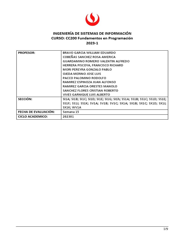 Enunciado Del Trabajo Final CASO B | PDF | Archivo de computadora ...