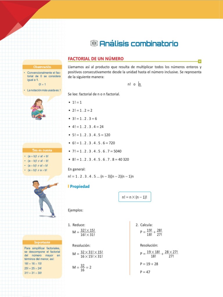 ANÁLISIS COMBINATORIO | PDF