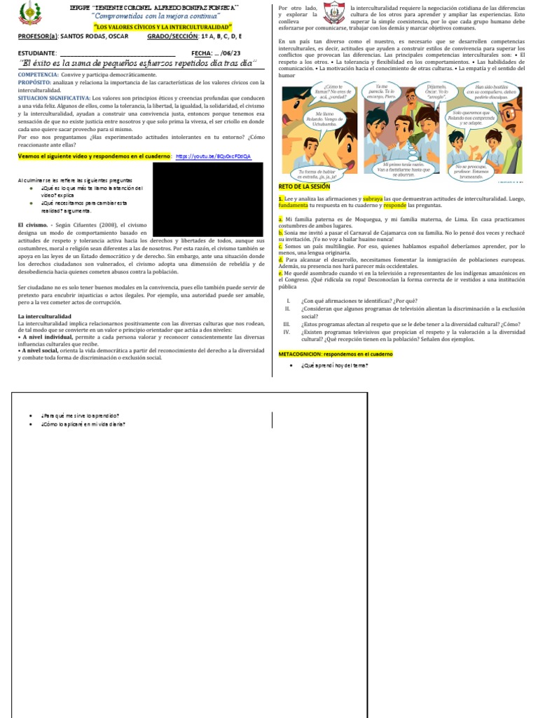 Guia 16 DPCC - 1ro-2023 | Descargar gratis PDF | Tolerancia