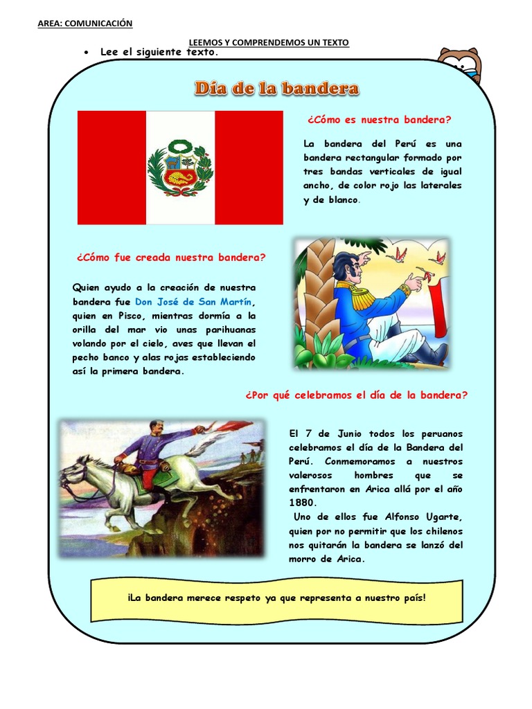 DIA DE LA BANDERA | PDF | Perú