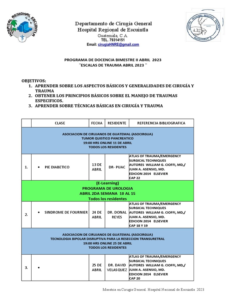 Programa MAYO 2023 | PDF
