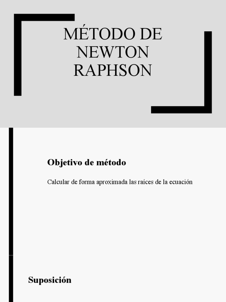 3 Método de Newton Raphson | PDF