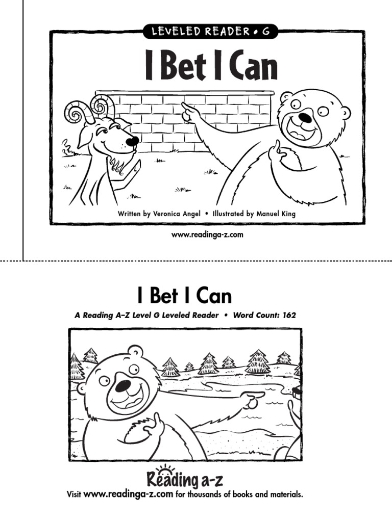 I Bet I Can: Level G Reader | PDF