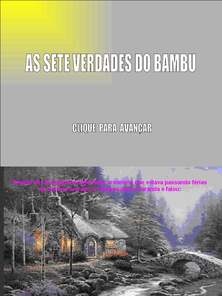 As Sete Verdades Do Bambu | PDF | Santo | Árvores
