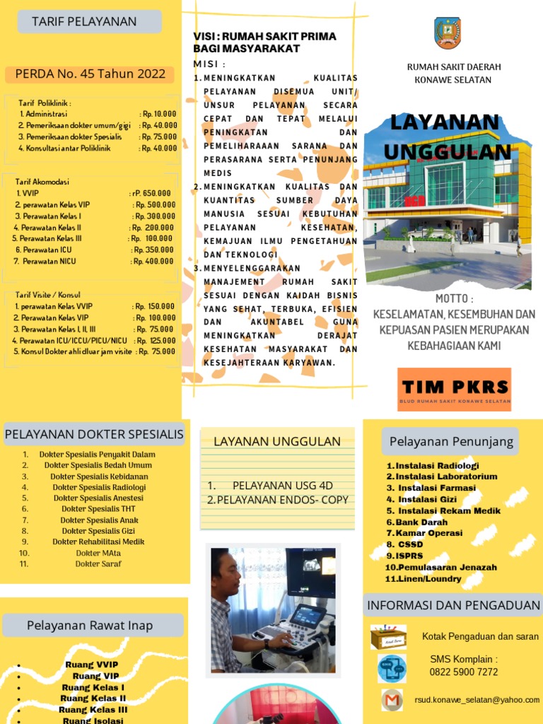 Tarif dan Layanan Rumah Sakit Prima | PDF