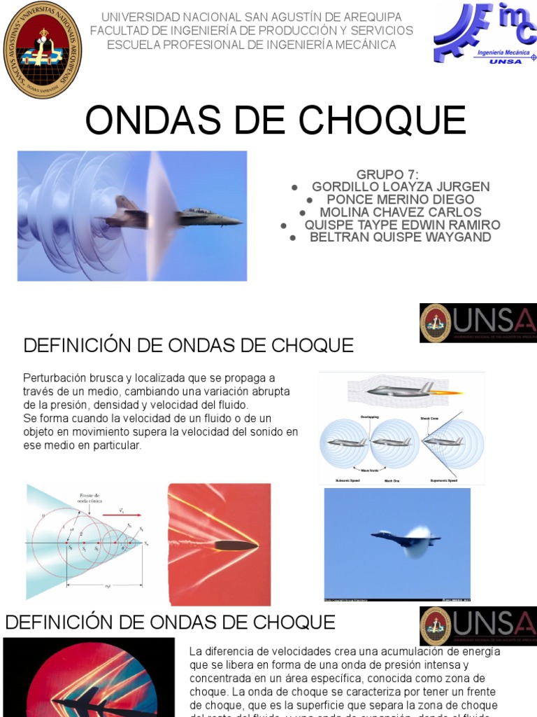 Definición y Tipos de Ondas de Choque | PDF | Boquilla | Olas