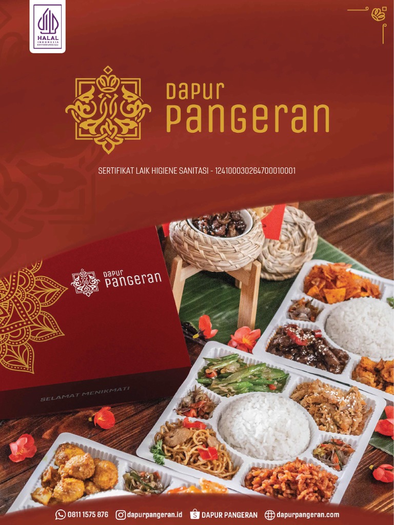 Menu Catering Dapur Pangeran | PDF