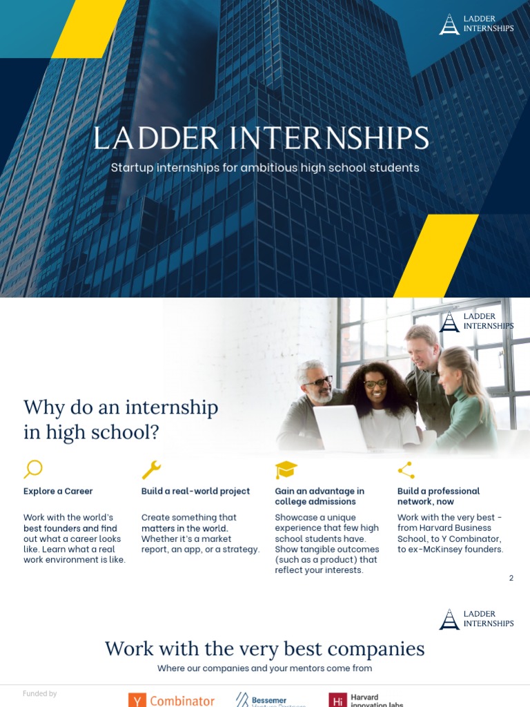 LADDER Brochure | PDF | Internship | Job Hunting