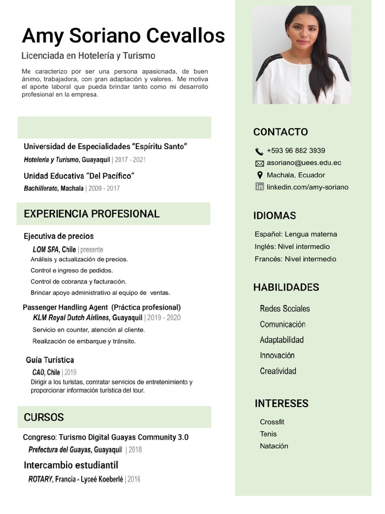 Amy Soriano CV | PDF