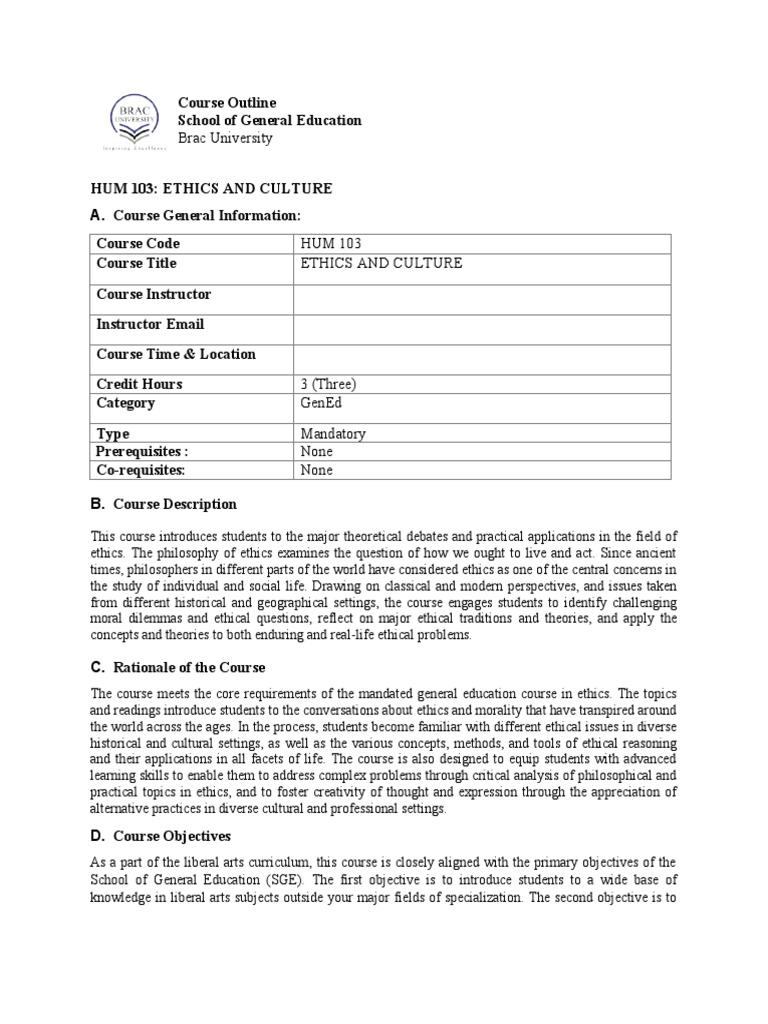 Hum 103 Summer 2023 Obe Course Outline Sunday And Tuesday Pdf Turnitin Plagiarism