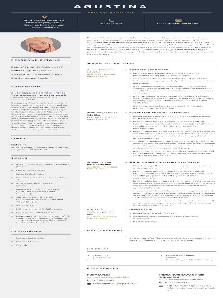 Resume Agustina | Download Free PDF | Software | Computing