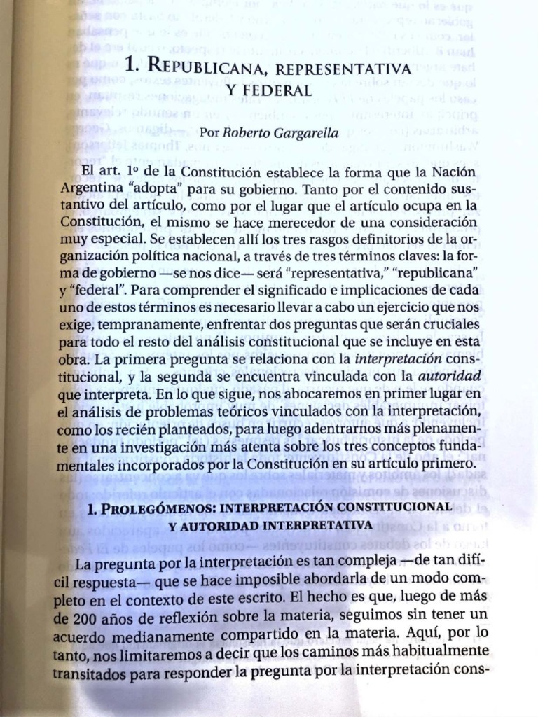 03b Gargarella Representativa Pdf