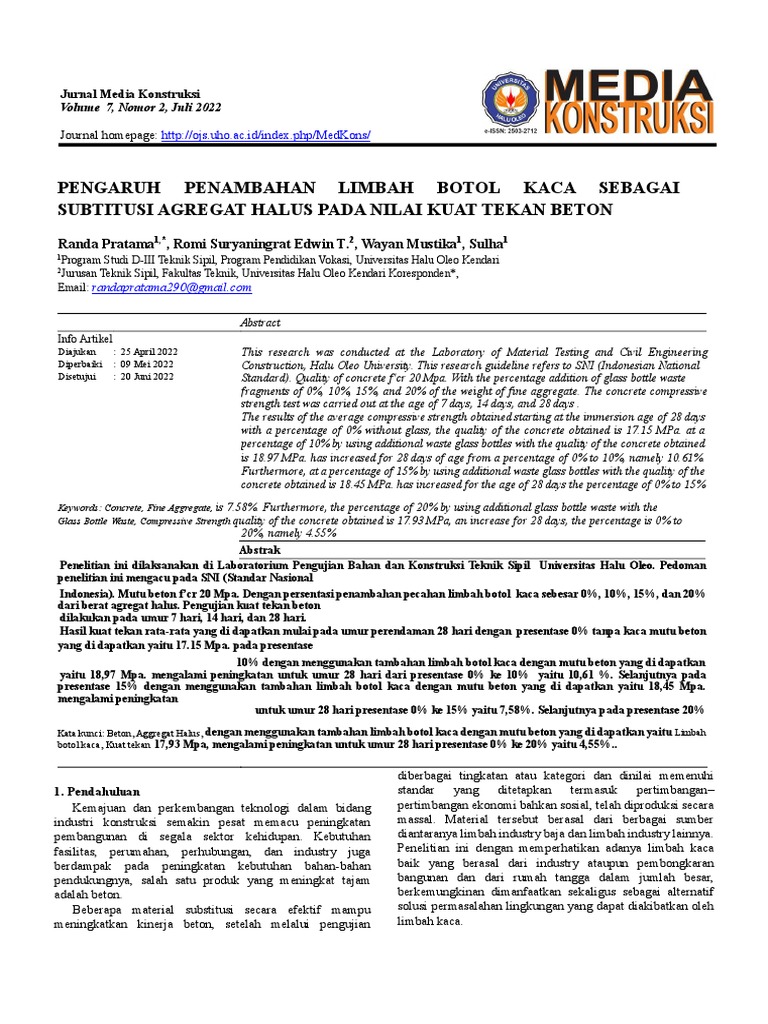 P3A122003 - Ahmad Fajjul Hamkal La Jura - Jurnal - 1 | PDF | Building ...