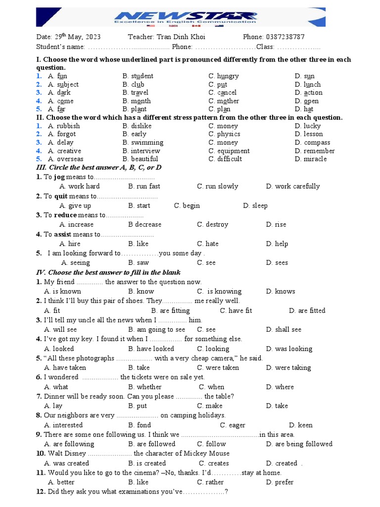 bài tập về nhà lớp 6TN cs 2 ngày 29 tháng 5 | PDF
