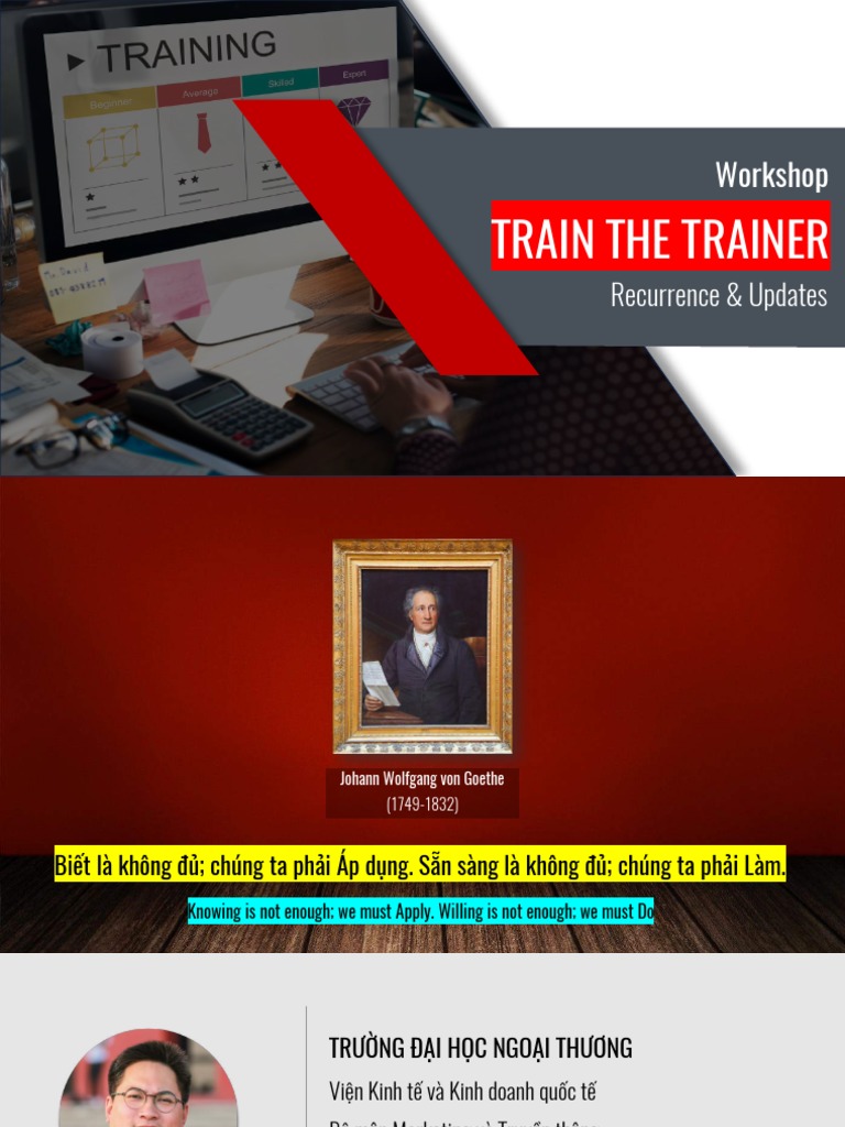 Workshop. Training The Trainer | PDF