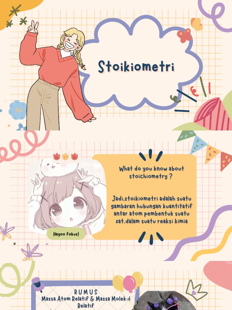 Rangkuman Presentasi Materi Stoikiometri | PDF