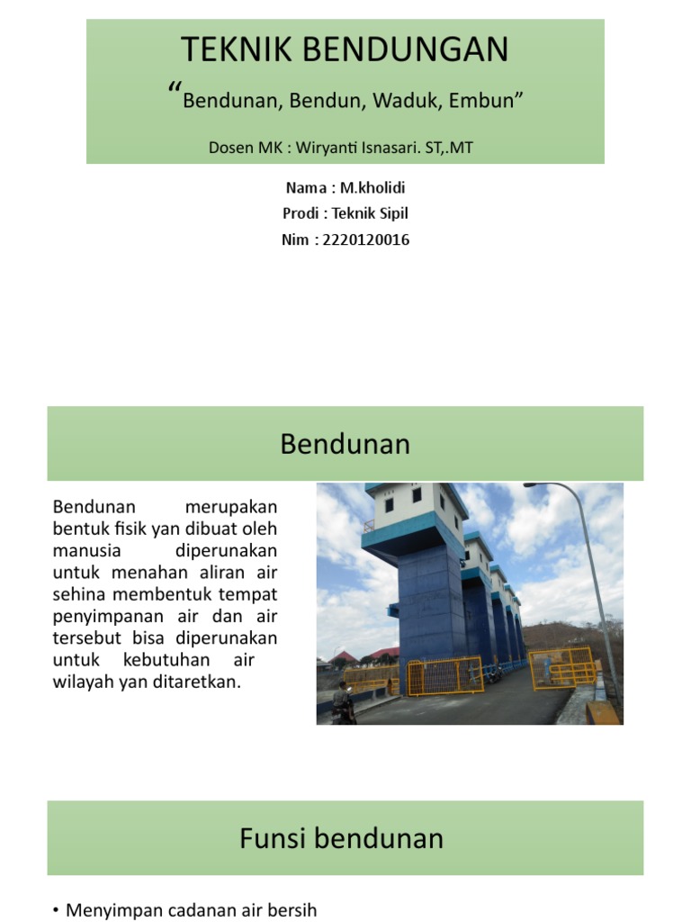 Teknik Bendungan | PDF