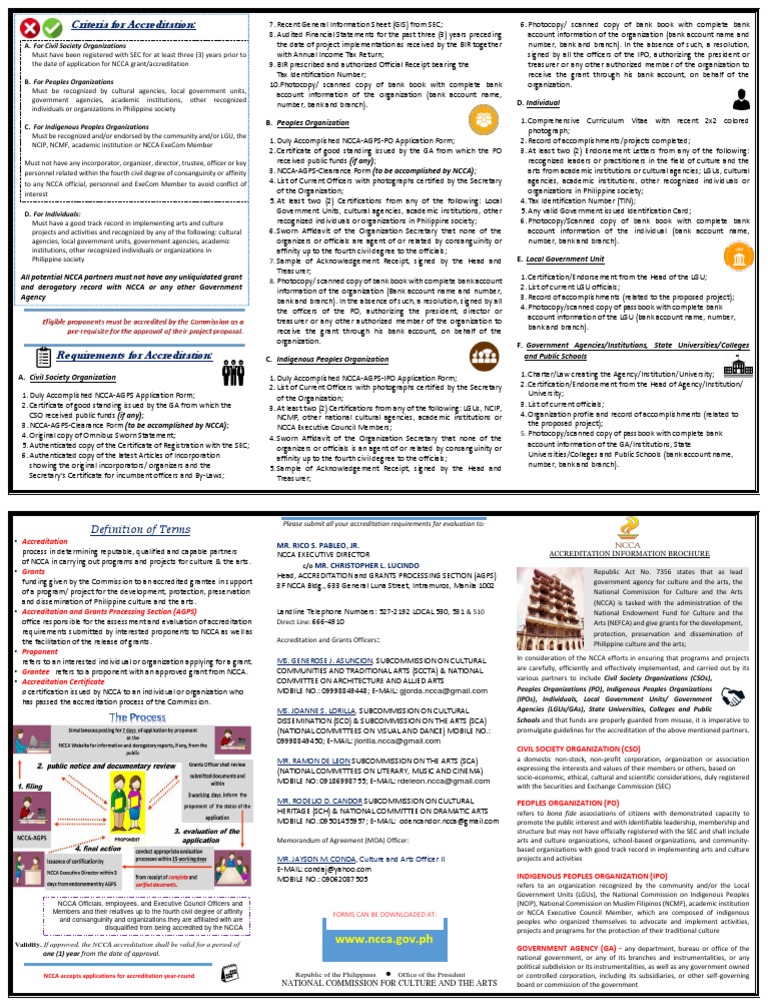 NCCA Accreditation Criteria & Requirements | PDF