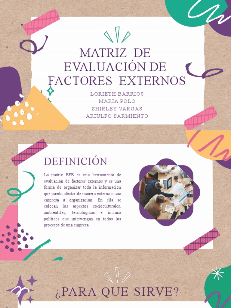 Matriz de evaluacion de factores externos act (1) | PDF | Evaluación
