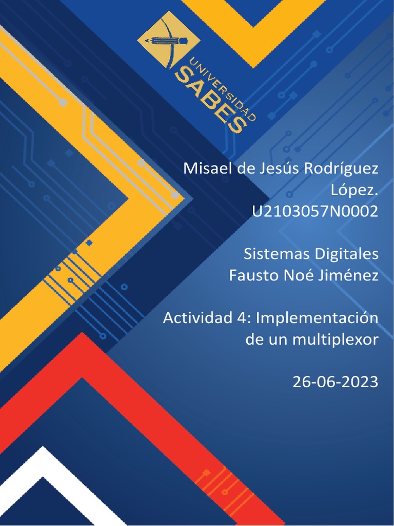 Implementación de Multiplexores | PDF