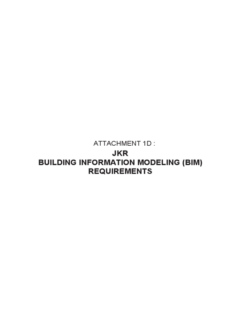 Bim Requirements | PDF