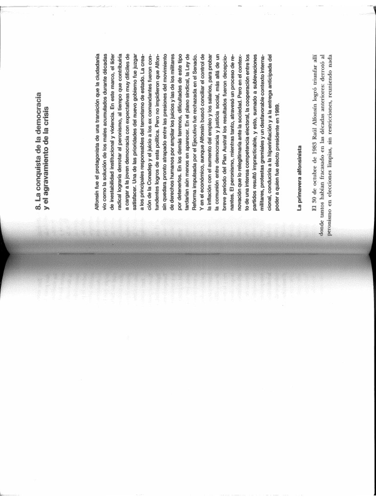 Marcos Novaro - CAP 8 | PDF