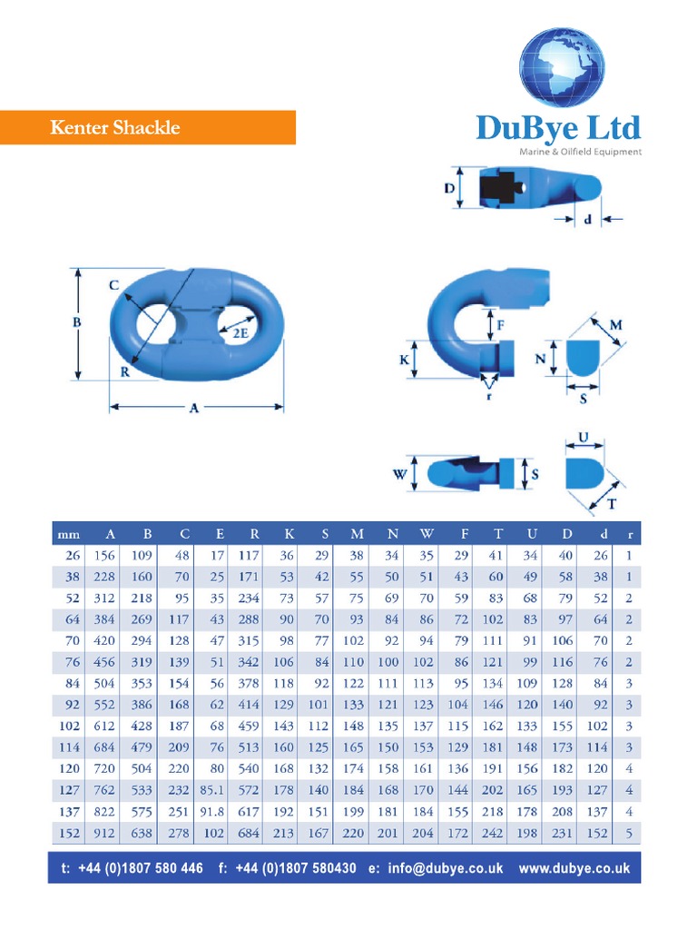 Kenter Shackle | PDF