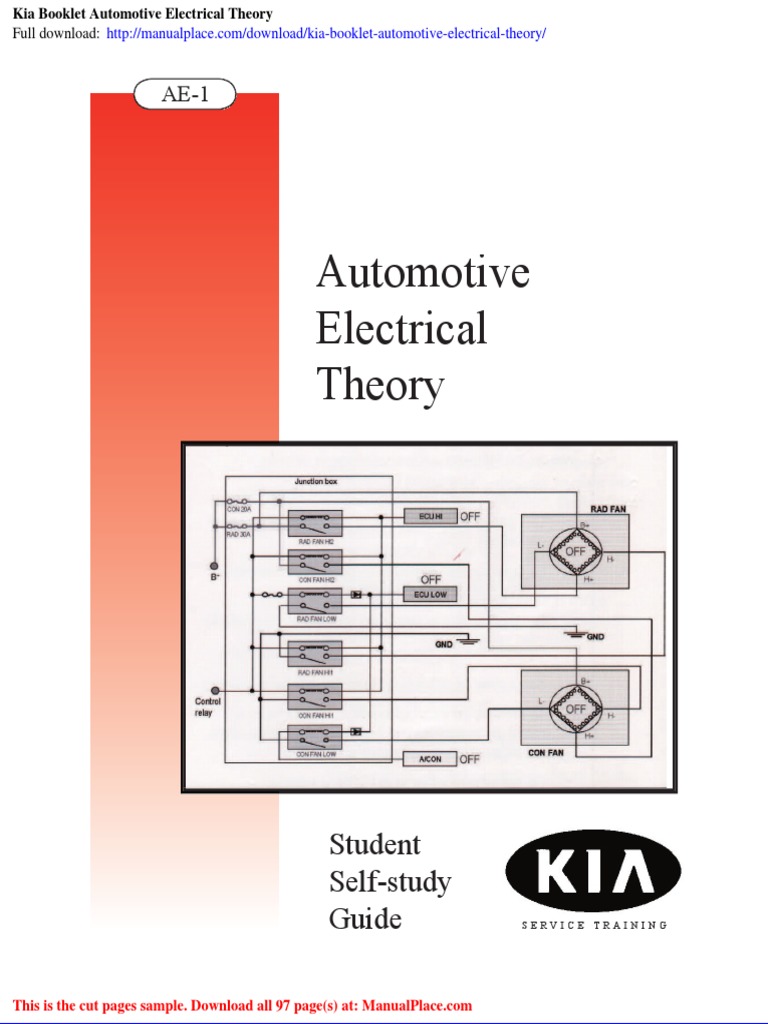 Kia Booklet Automotive Electrical Theory | Download Free PDF | Electric ...