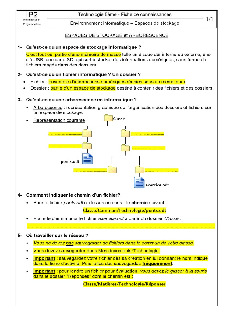 FC5 IP2 Arborescence - Et - Reseau C Video | PDF | Fichier informatique | Informatique