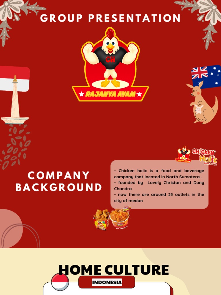Chicken Holic: Menu and Background | PDF