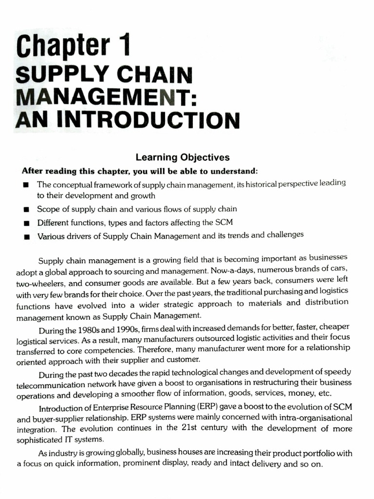 Supply Chain Managment | PDF | Supply Chain | Supply Chain Management