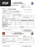 PFT Medical Evaluation Form 1 | PDF | Menstruation | Miscarriage