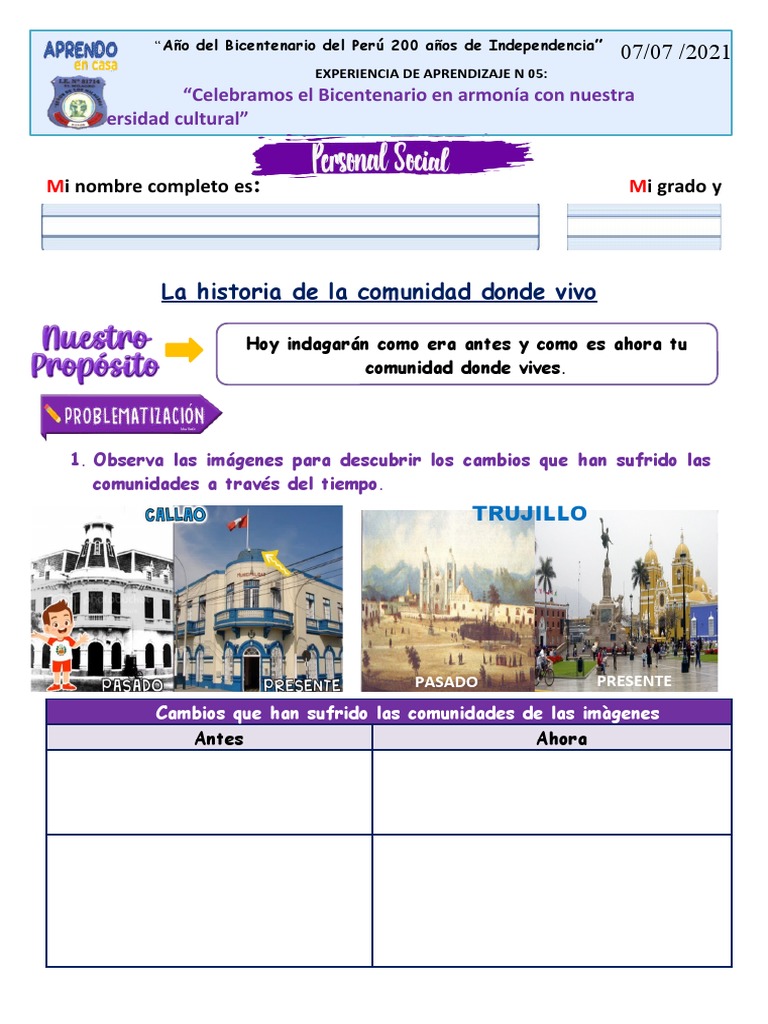 7 Julio PS Asì Es Mi Comunidad | PDF