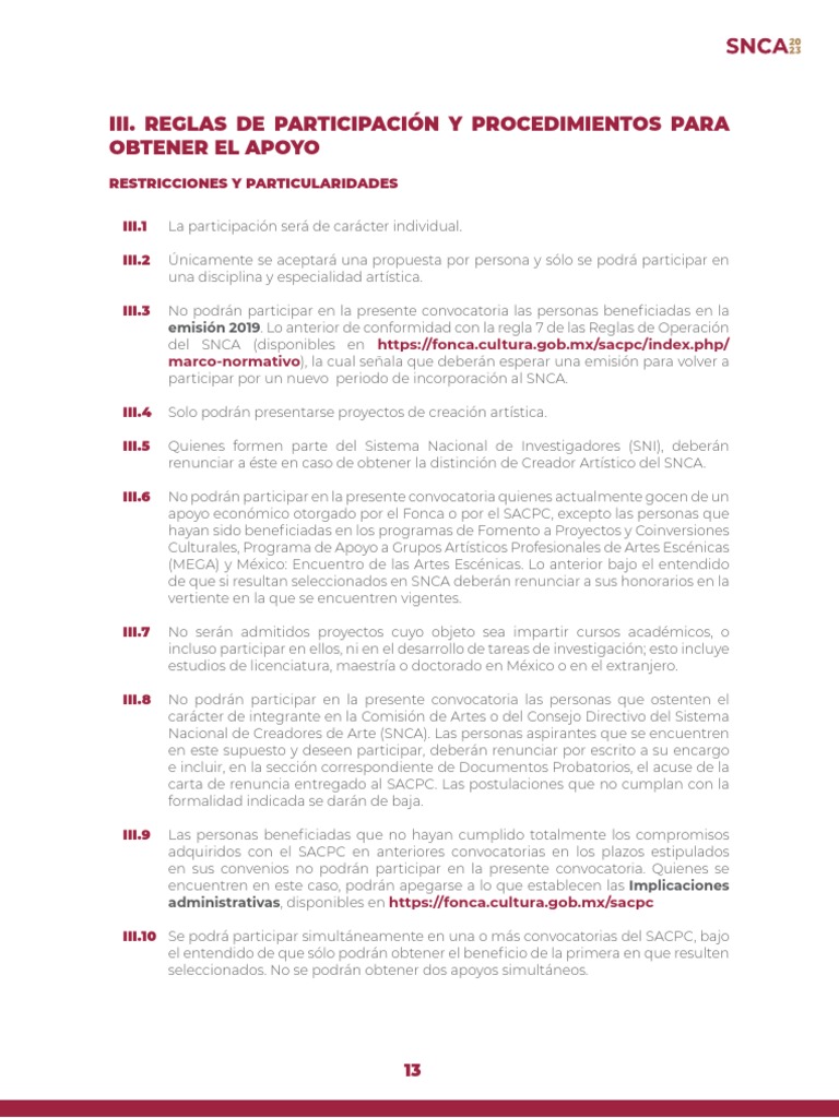 Reglas Operacion SNCA 2023 | PDF | México