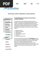 NEWS - Observation Chart With Explanatory Text | PDF | National Health ...